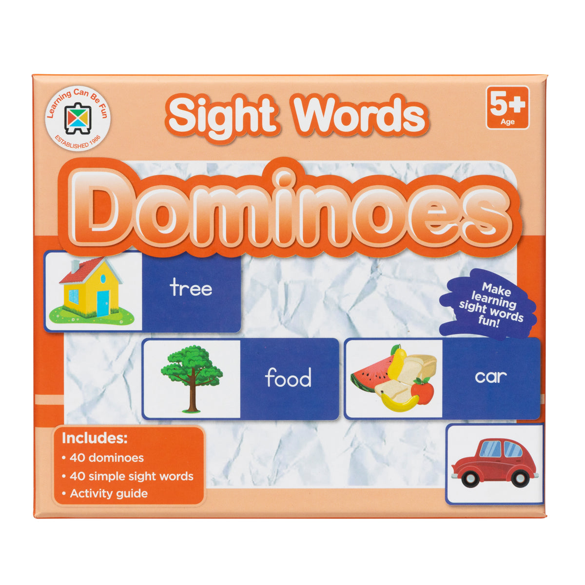 Learning Can Be Fun Sight Words Dominoes
