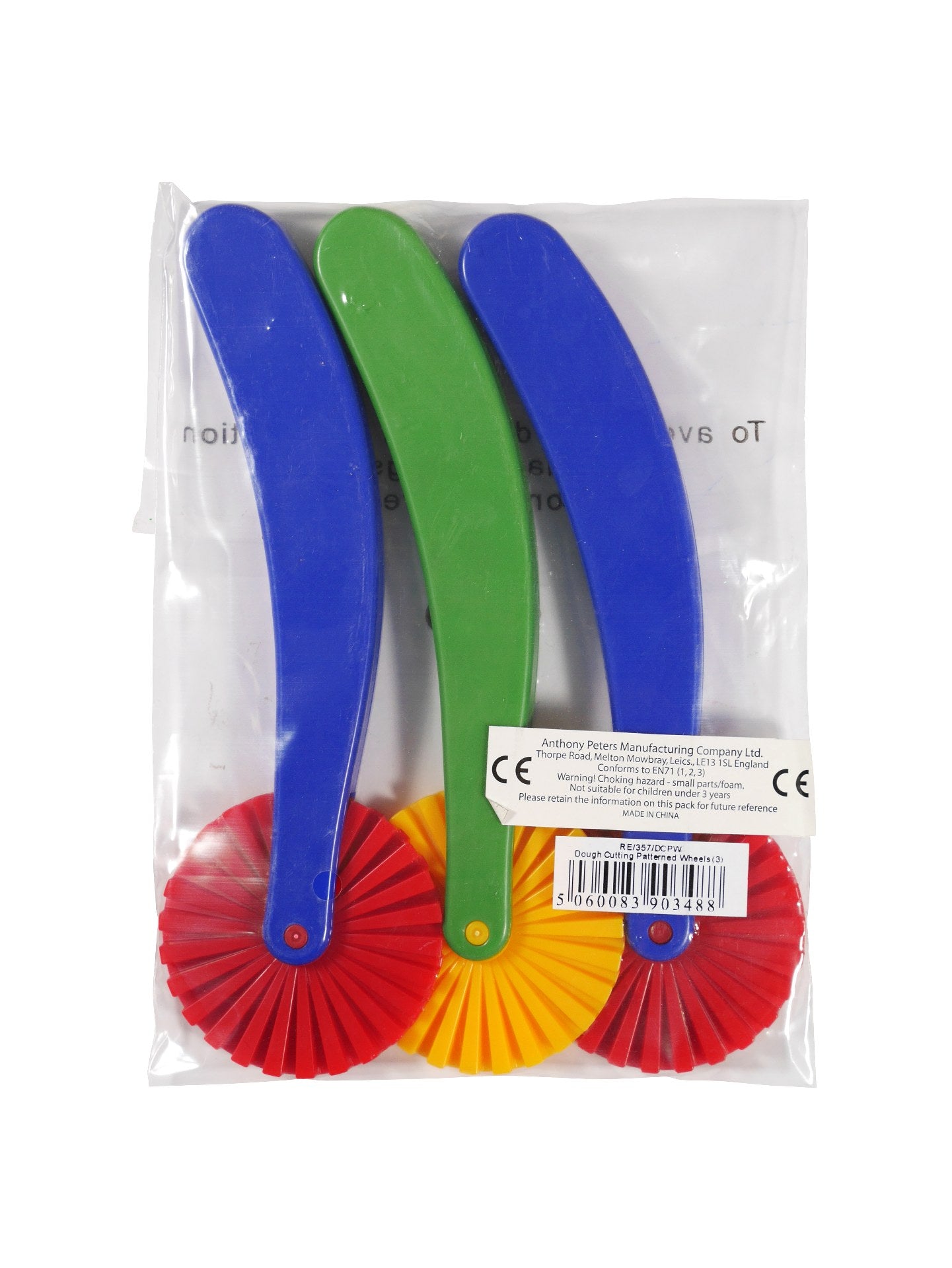 Anthony Peters Dough Cutting Patterned Wheels Set Of 3