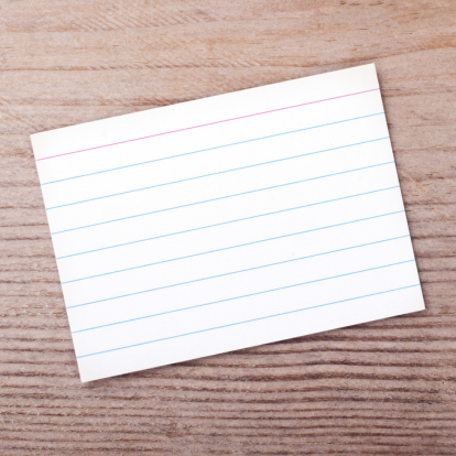 Index Cards & Boxes | Hobby Land