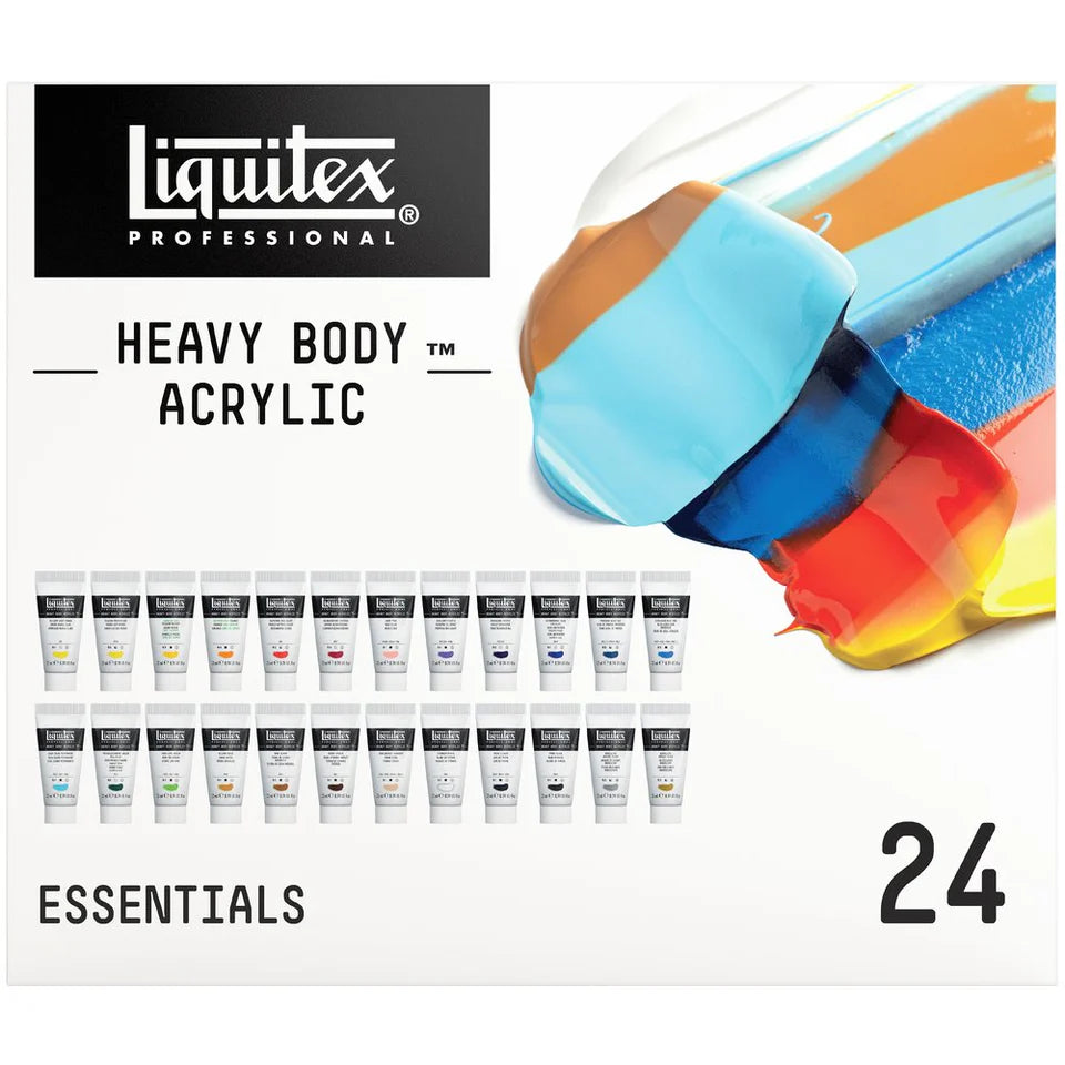 Liquitex 22ml Professional Heavy Body Acrylic Paints Set Of 24