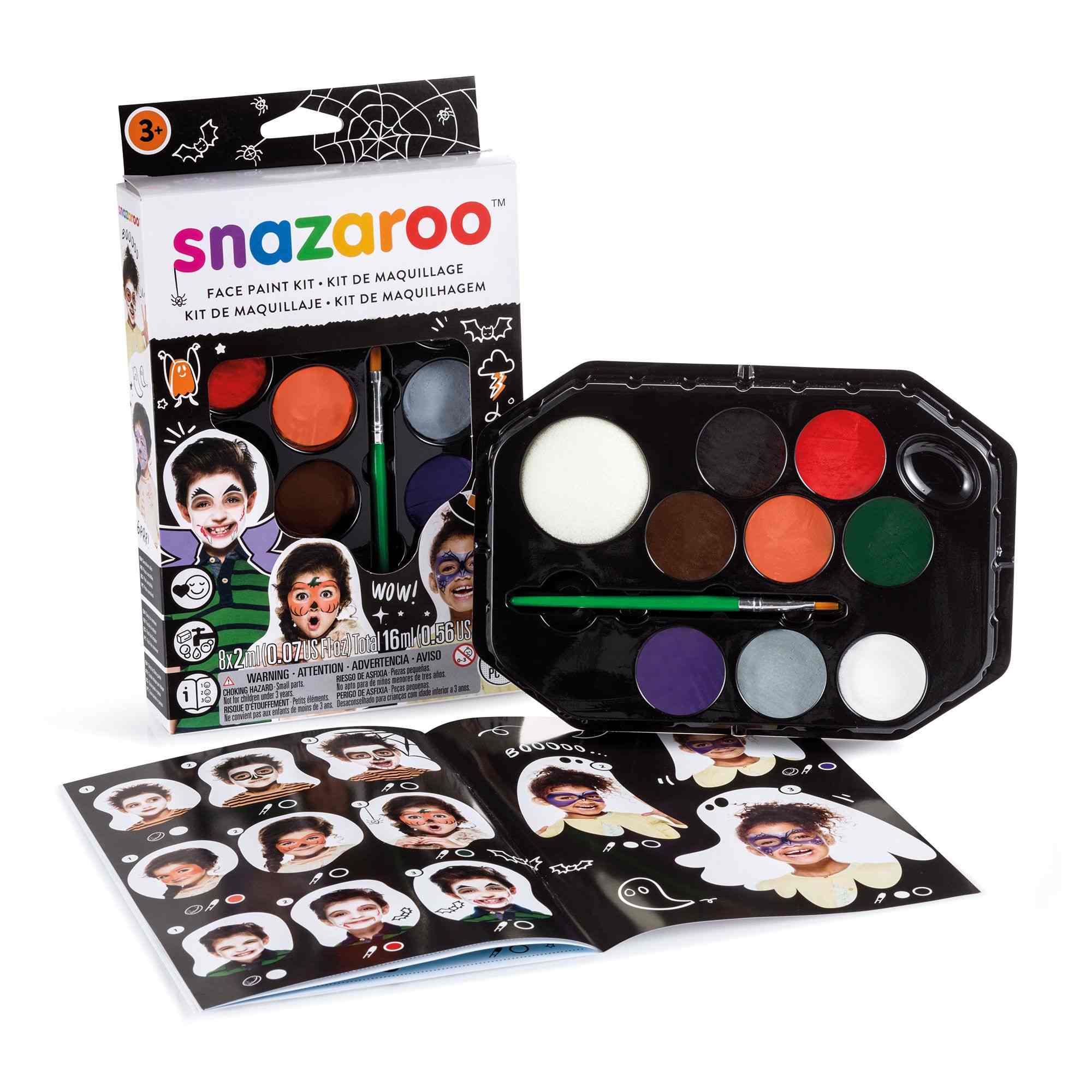Snazaroo Palette Kit Scary Faces Halloween | Hobby Land
