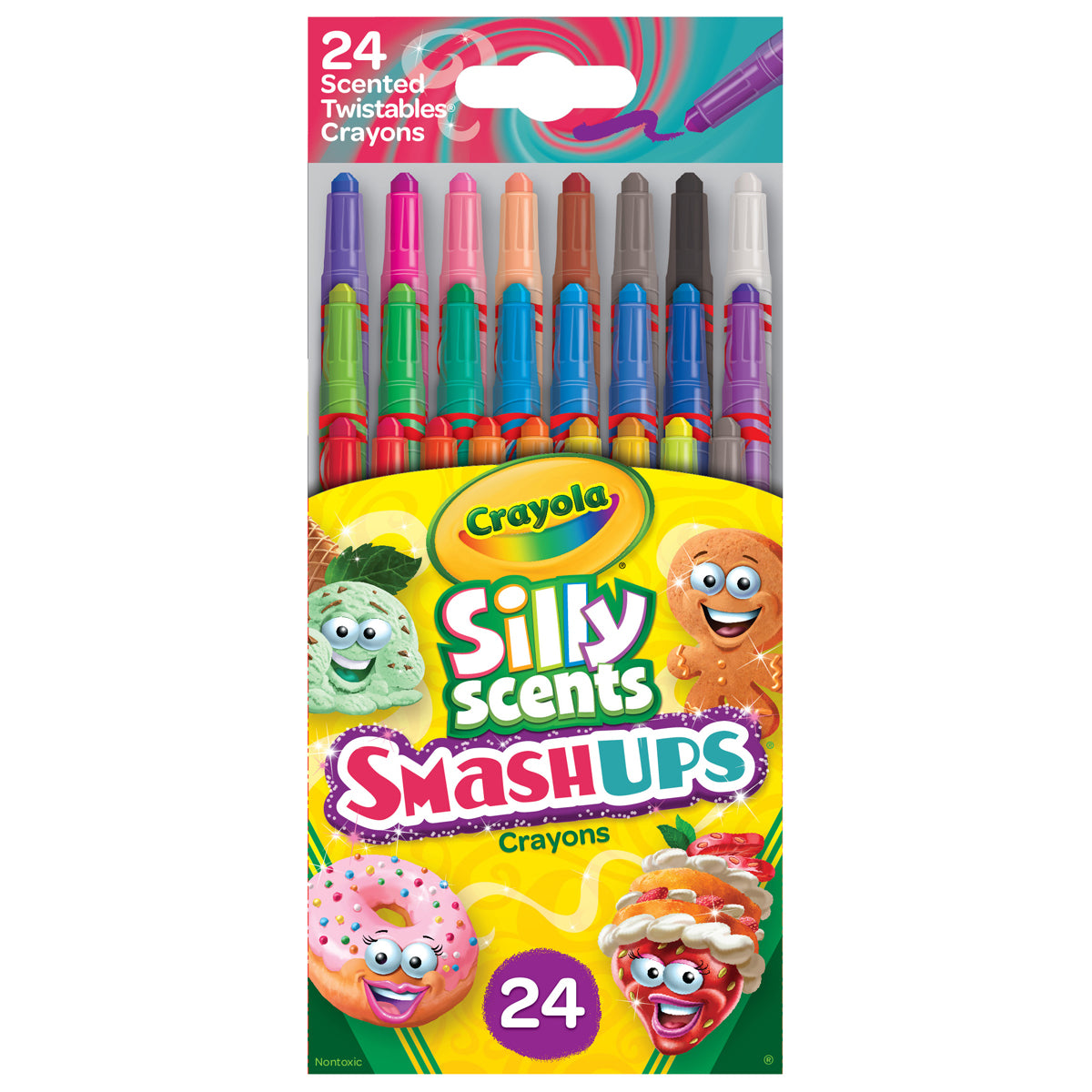 Crayola Smash Ups Mini Twistables Crayons Pack of 24