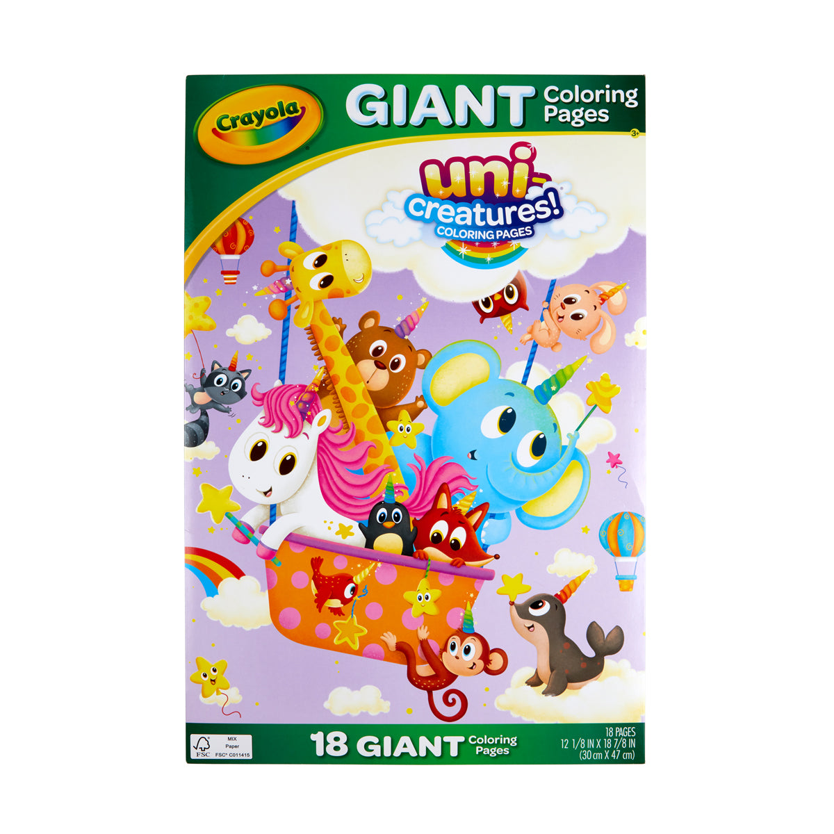 Crayola Uni Creatures Giant Colouring Book