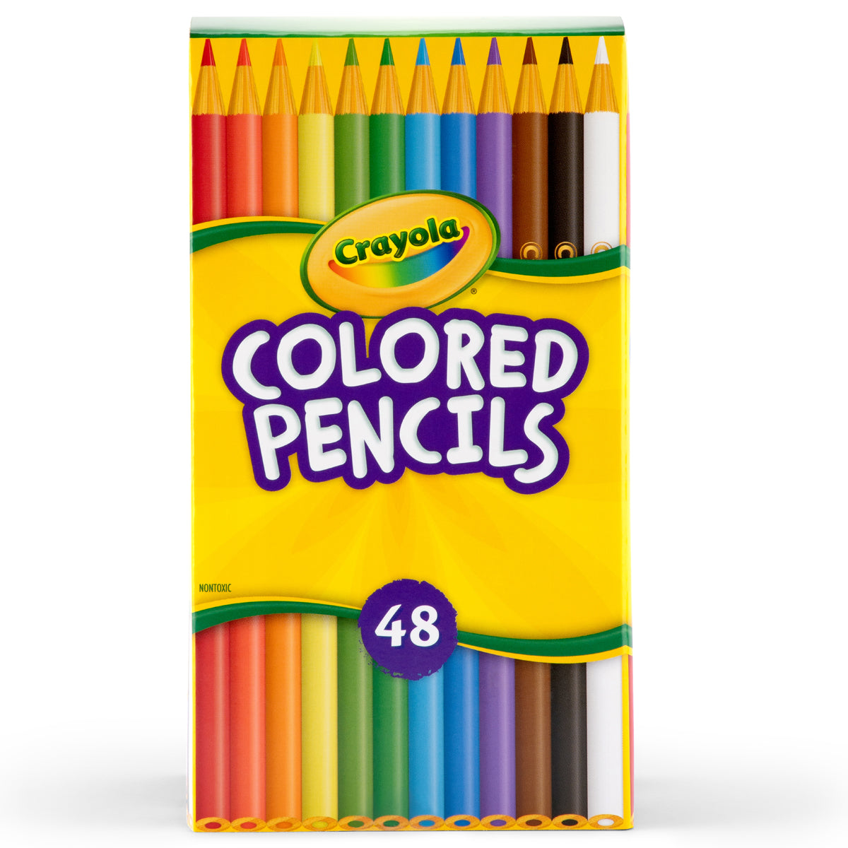 Crayola Coloured Pencils Desk Pack of 48 Pieces