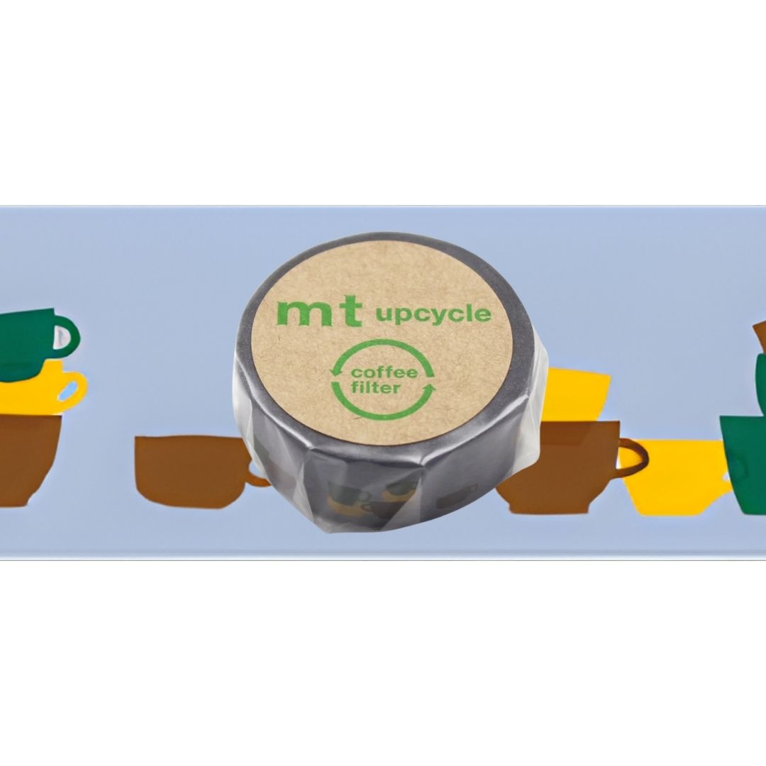 MT 15mm x 5m Patterned Washi Tape Upcycle Stacking Teacups