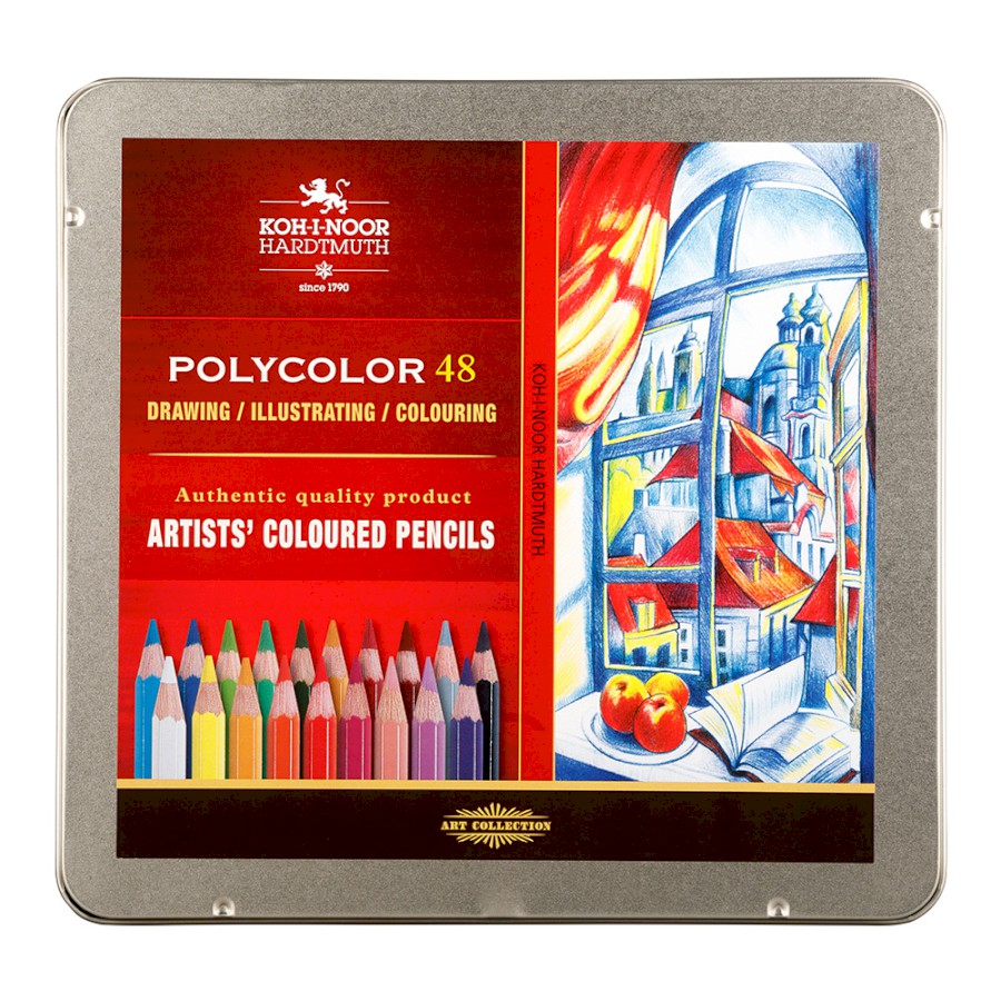 Koh-I-Noor Polycolor Colour Pencil Set of 48 | Hobby Land