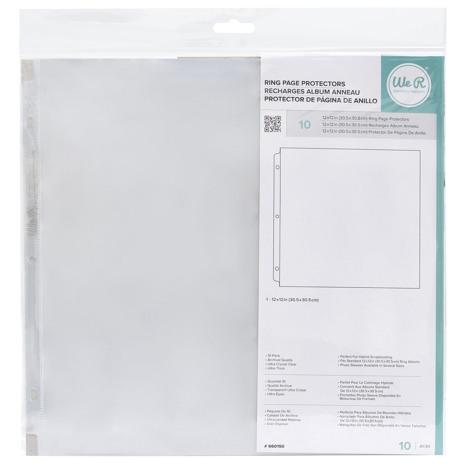 We R Memory Keepers 12" x 12" Albums Sleeves - Pack of 10