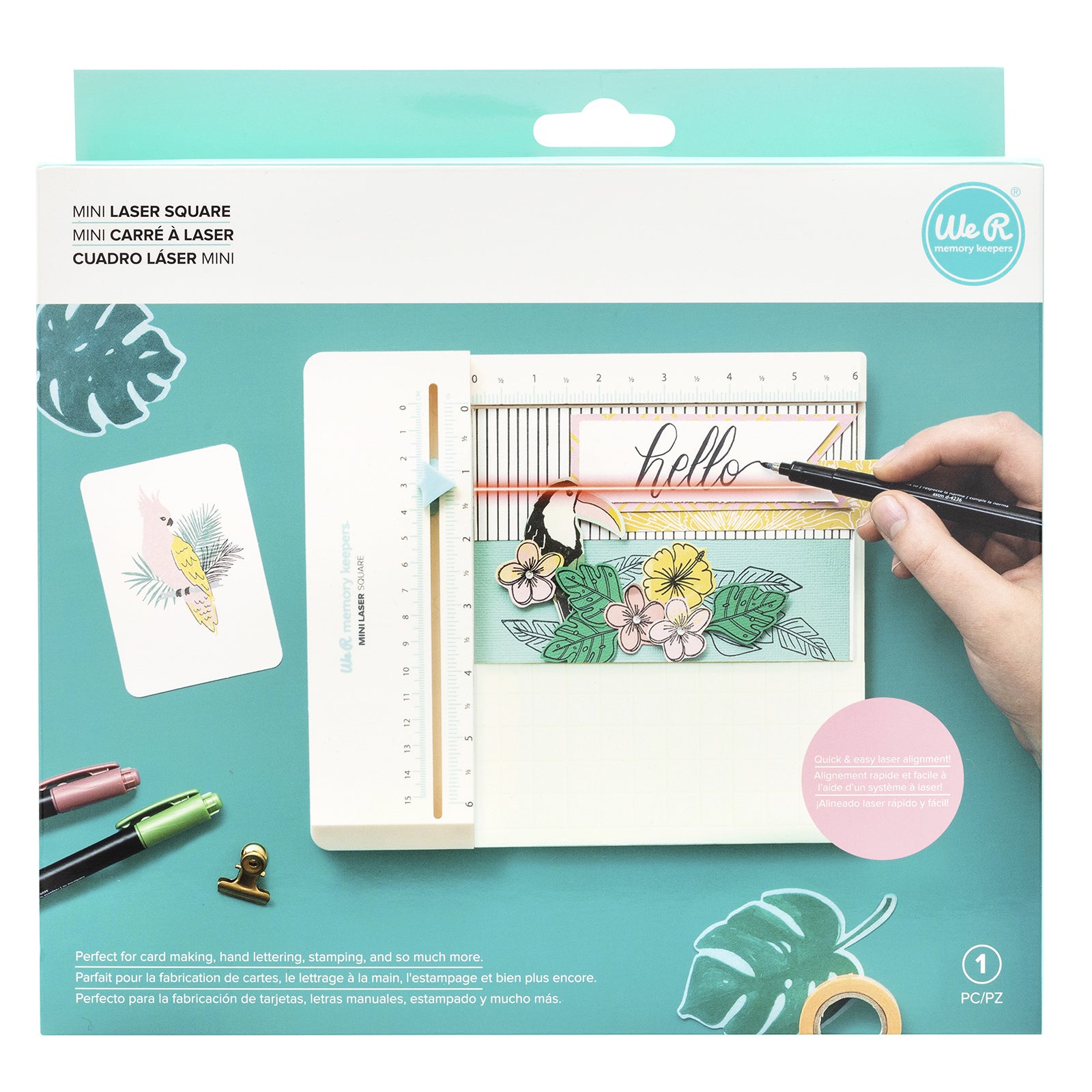 We R Memory Keepers Mini 6"X6.5" Laser Square