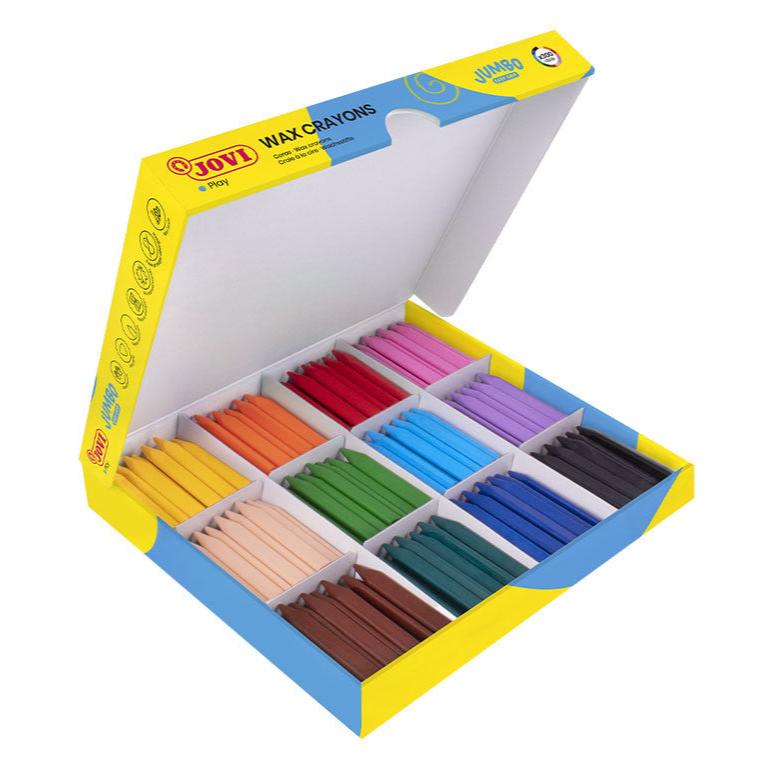 Jovi Triwax Triangular Shaped Crayons Set of 300 | Hobby Land