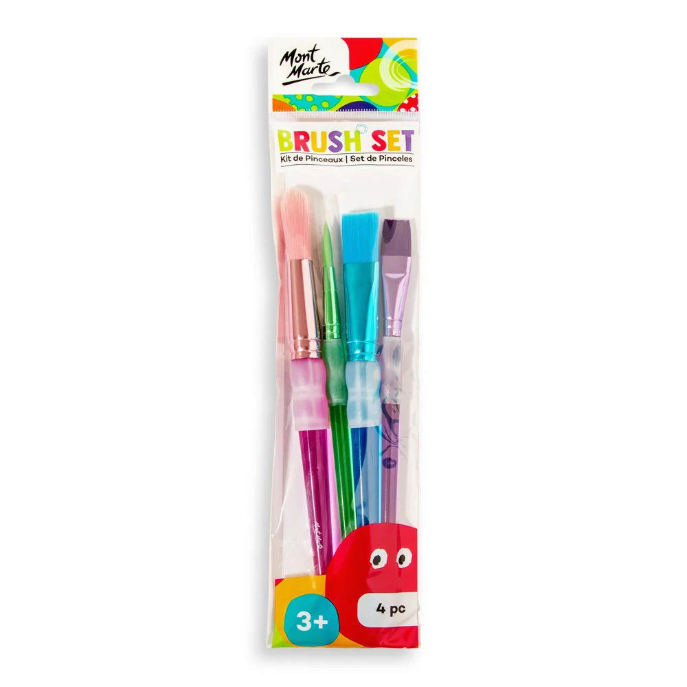 Mont Marte Kids Brushes Set of 4