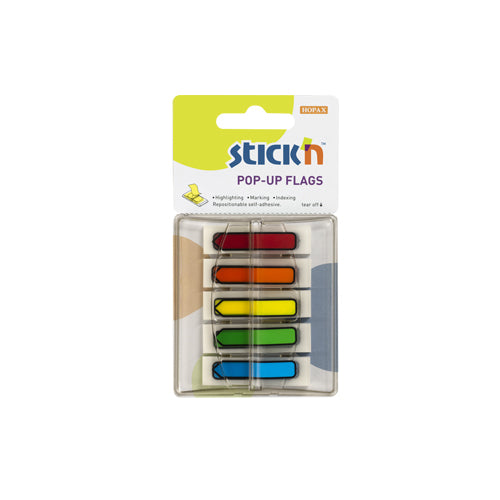 Stick'n Pop Up Flags 45x12mm 150 Sheets 5 Colours | Hobby Land