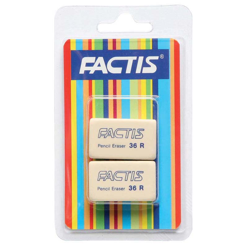 Factis 36r Erasers Twin Pack