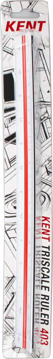 Kent Triangular Hand Scale - 1:100,200,250,300,400,500