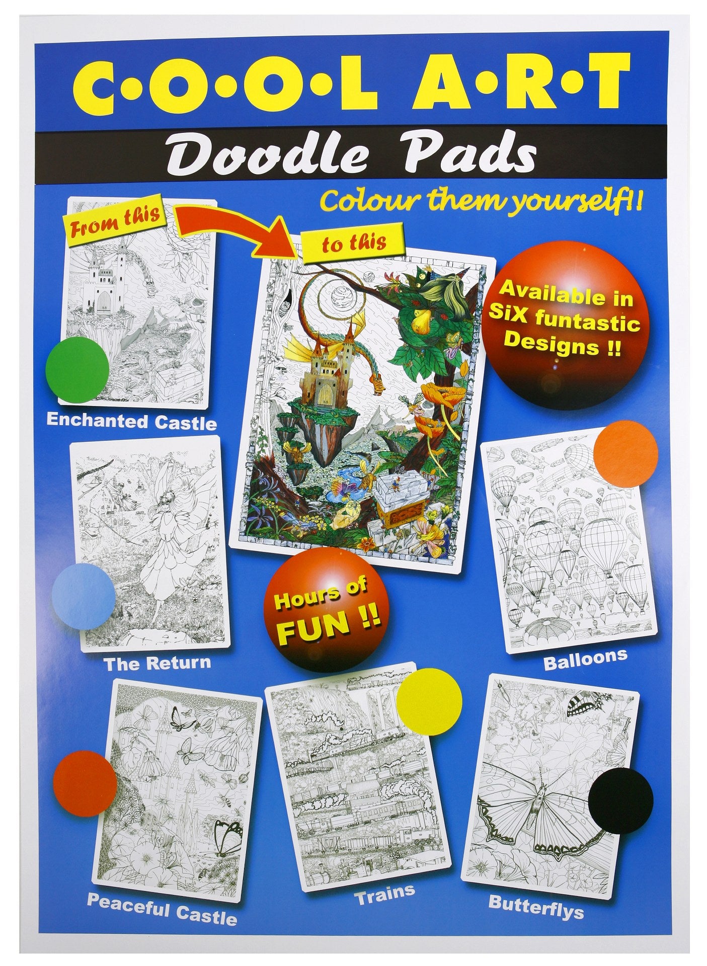 Cool Art Doodle Pads A2