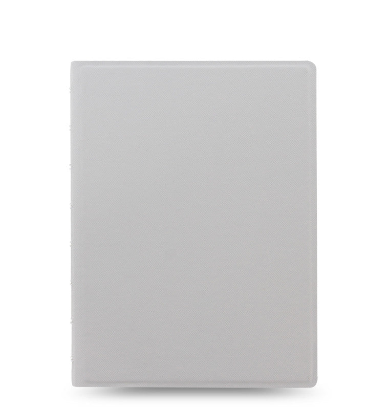 Filofax A5 Saffiano Grey/fluro Yellow Notebook | Hobby Land