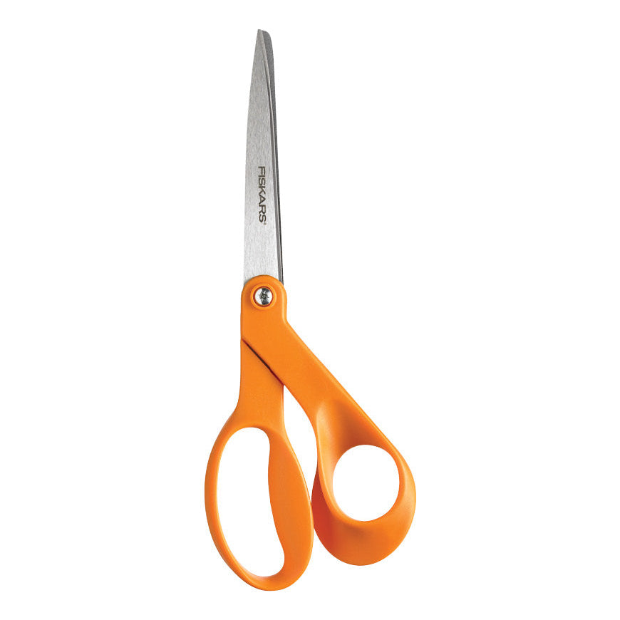 Fiskars 8inch Orange Handle Offset Scissors | Hobby Land