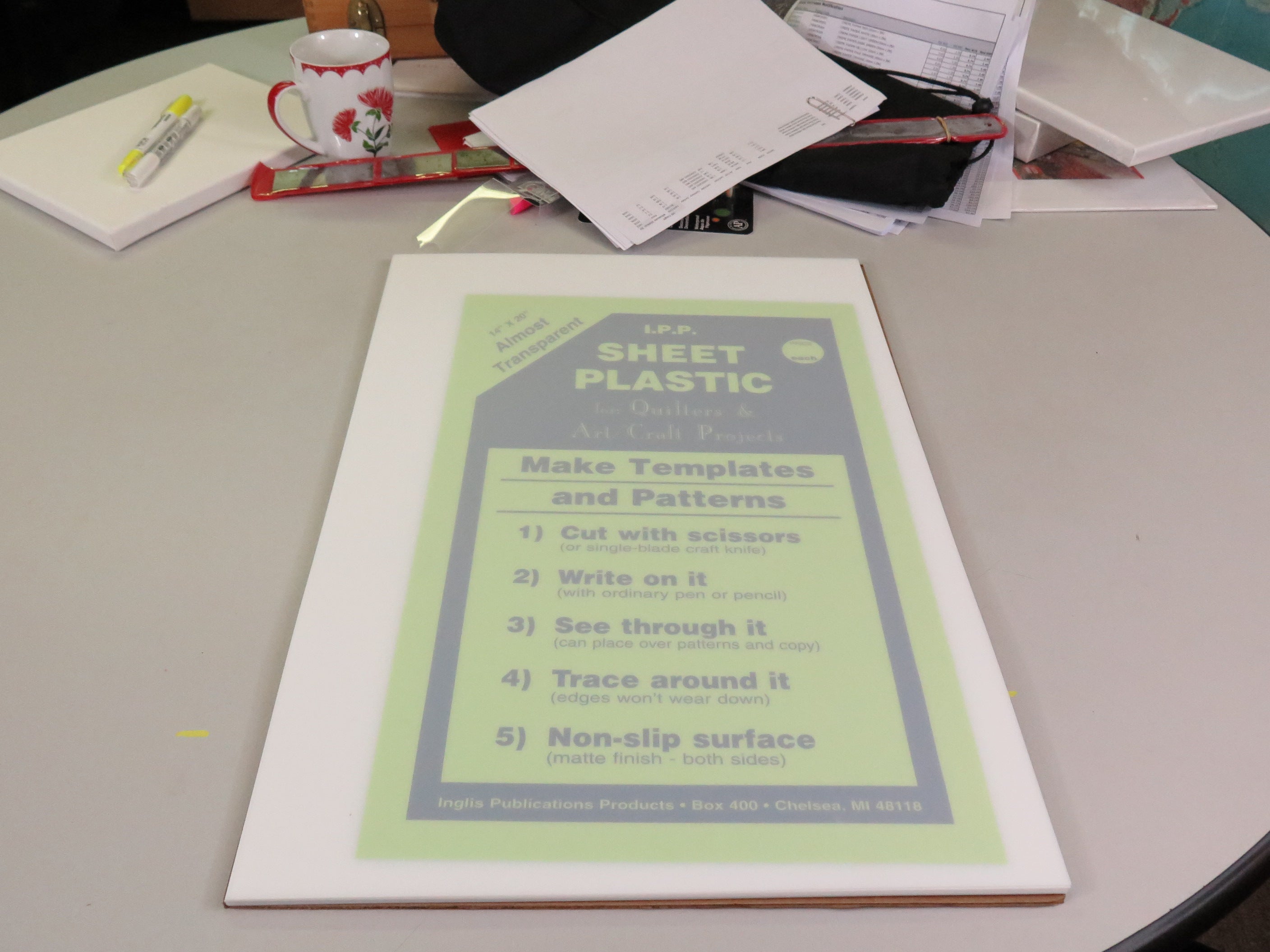 Template Plastic Sheet 14x20in | Hobby Land