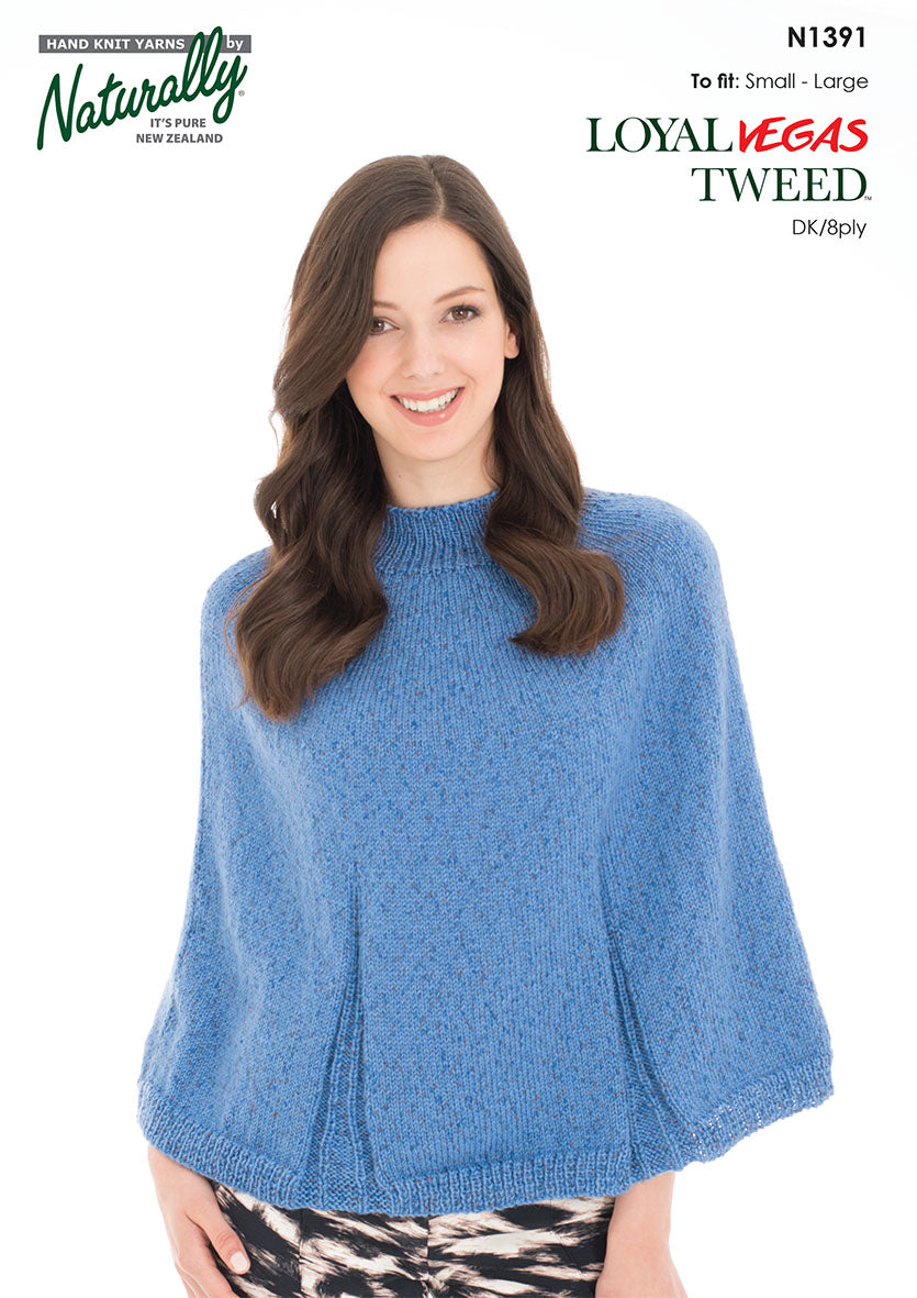 Naturally Pattern Leaflet Loyal Vegas Tweed Womens/Capelet N1391