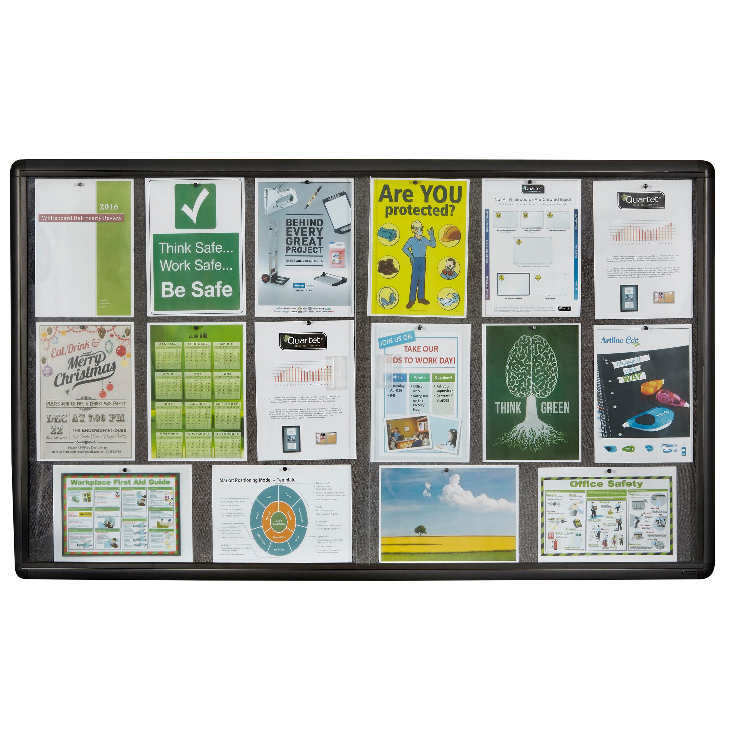 Quartet Enclosed Board Fabric 900x1500mm