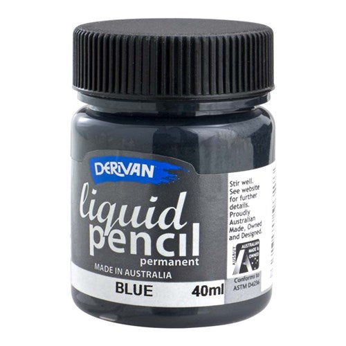 Derivan Liquid Pencil Paint 50ml Permanent | Hobby Land
